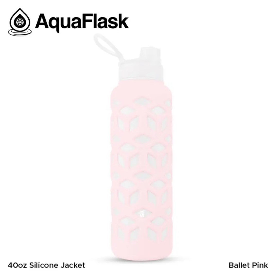 bnew aquaflask silicone jacket ballet pink, Furniture & Home Living ...