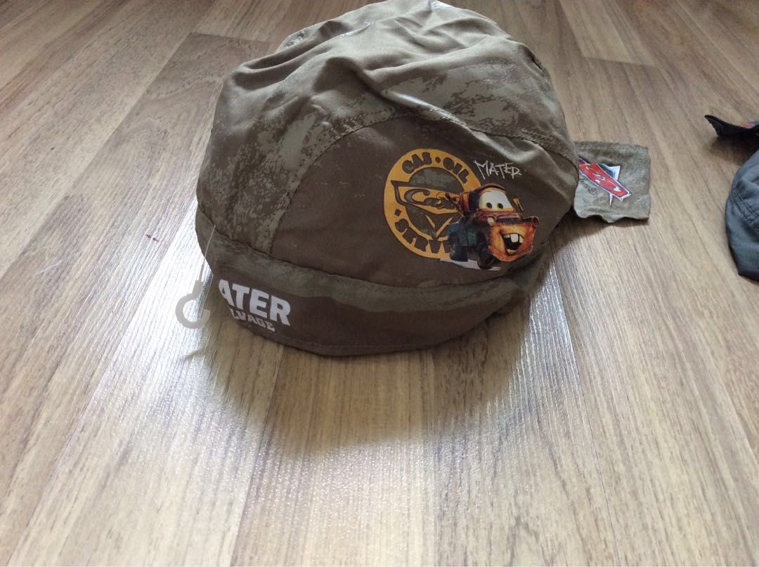 BNWT Disney Pixar Cars Skull cap boys bandana head wrap hat Tow mater ...