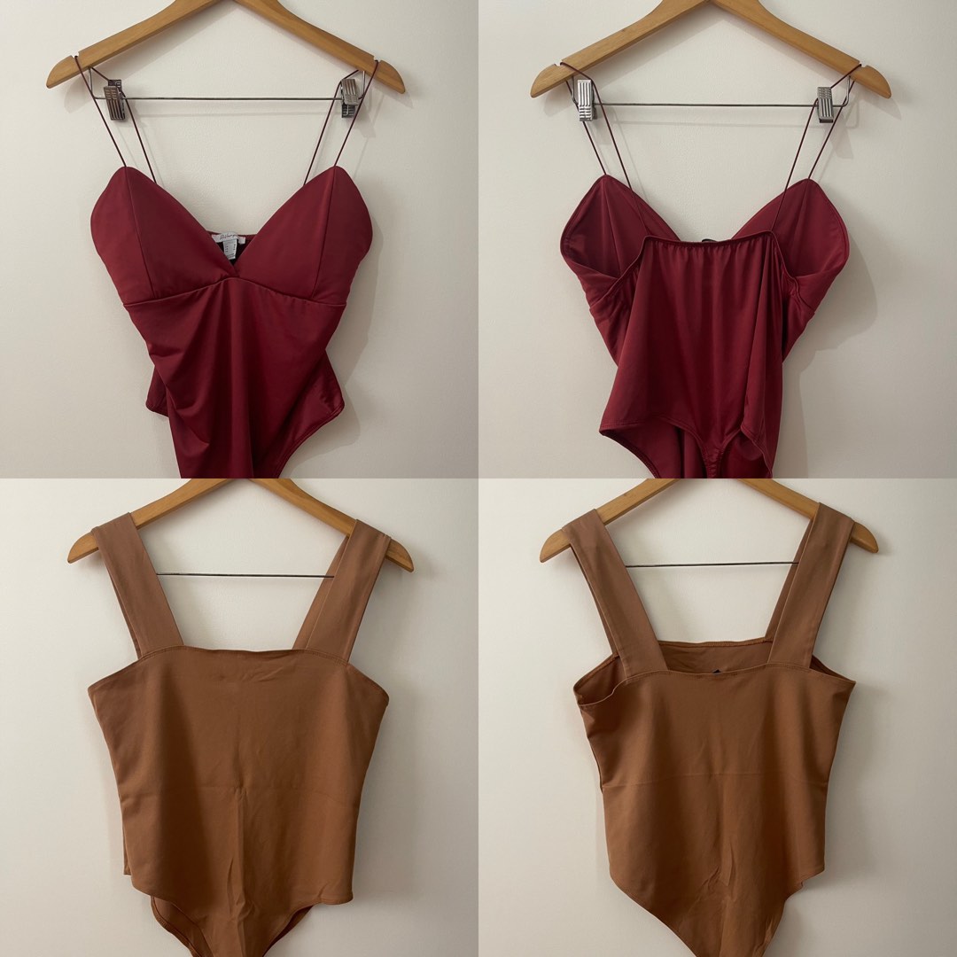 Bodysuits (F21 and Revamped), Women's Fashion, Tops, Blouses on Carousell