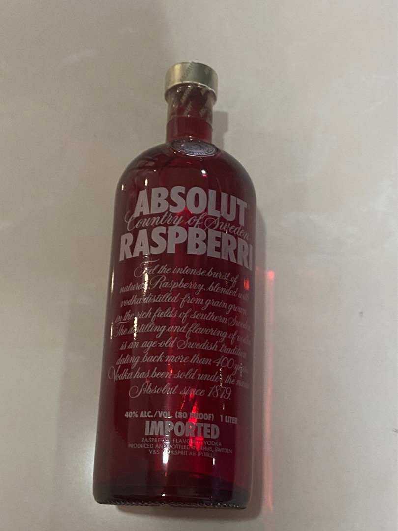 Brand new Absolute Raspberri, Food & Drinks, Alcoholic Beverages on ...
