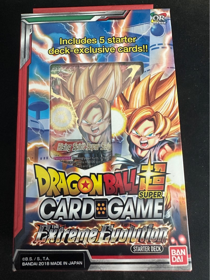 Brand New Dragonball Super TCG Extreme Evolution Starter Pack, Hobbies ...