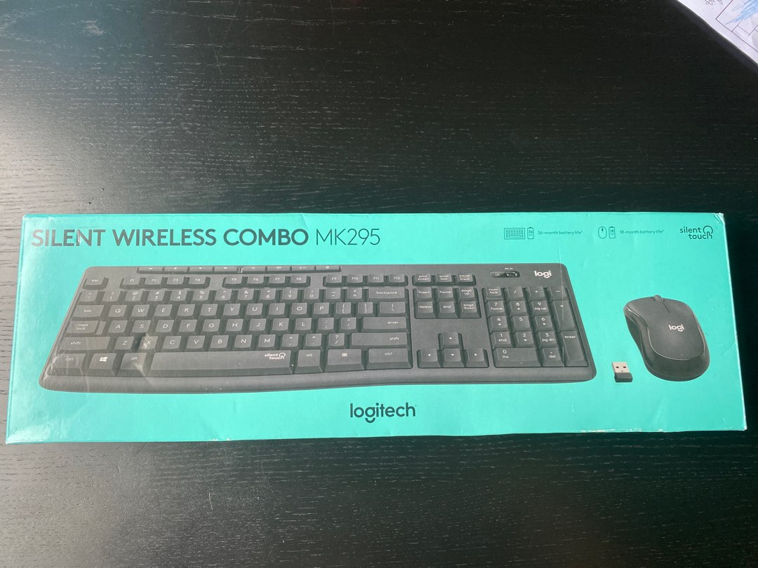Brand new MK295 Logitech Silent Wireless Keyboard Mouse set, Computers ...