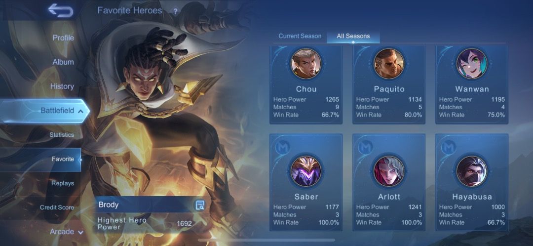 BRODY COLLECTOR, FIRE CROWN RECALL, MOBILE LEGEND SMURF ACCOUNT, Video ...