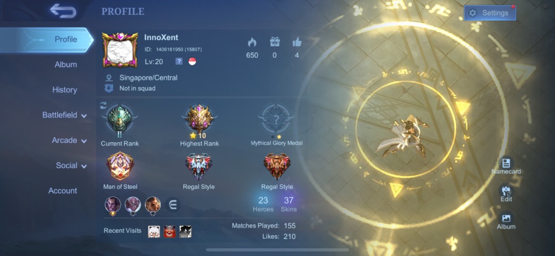 BRODY COLLECTOR, FIRE CROWN RECALL, MOBILE LEGEND SMURF ACCOUNT, Video ...