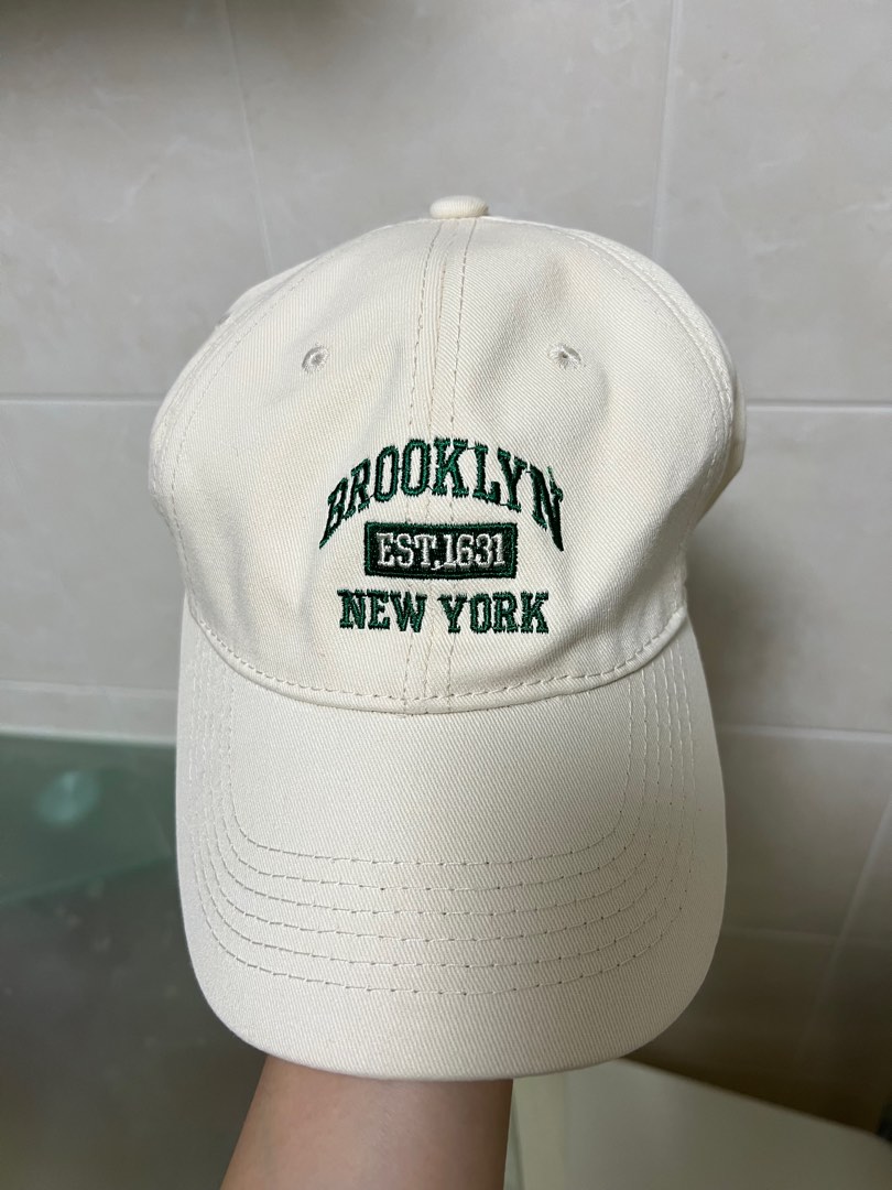 Brooklyn beige cap, Men's Fashion, Watches & Accessories, Caps & Hats ...