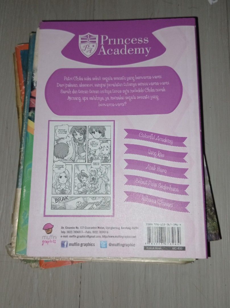 Buku Princess Academy, Buku & Alat Tulis, Buku Anak-Anak di Carousell