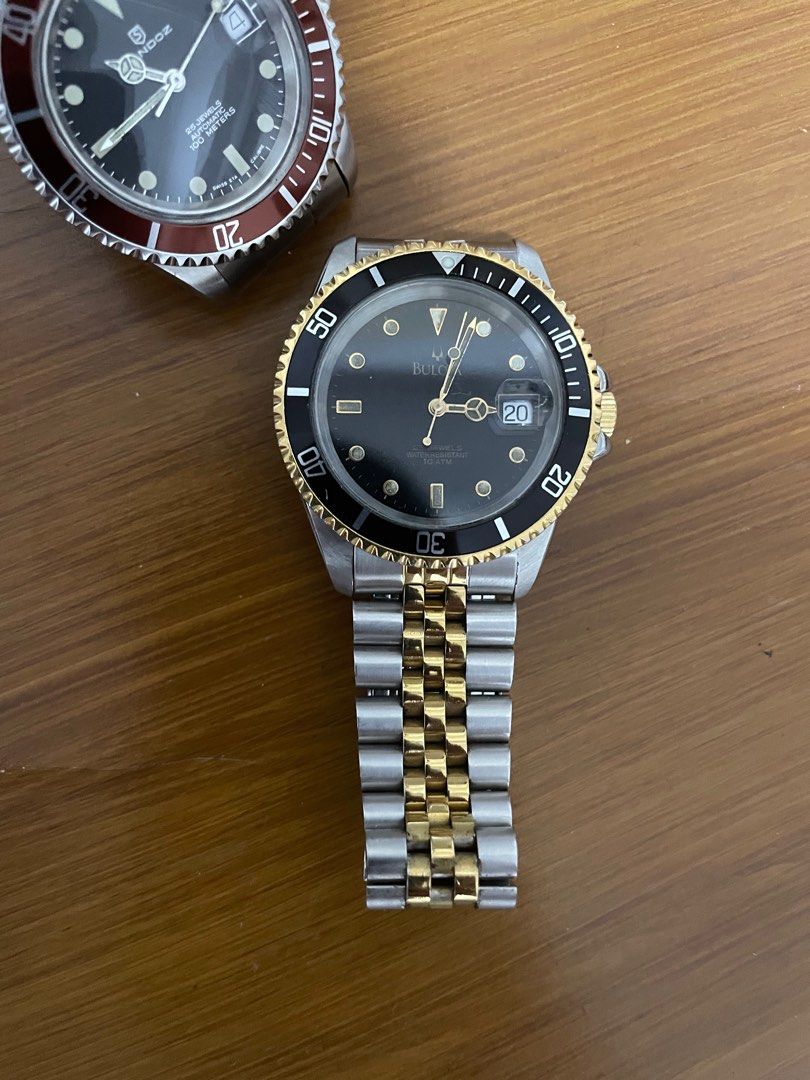 Bulova submariner, Luxury, Watches on Carousell