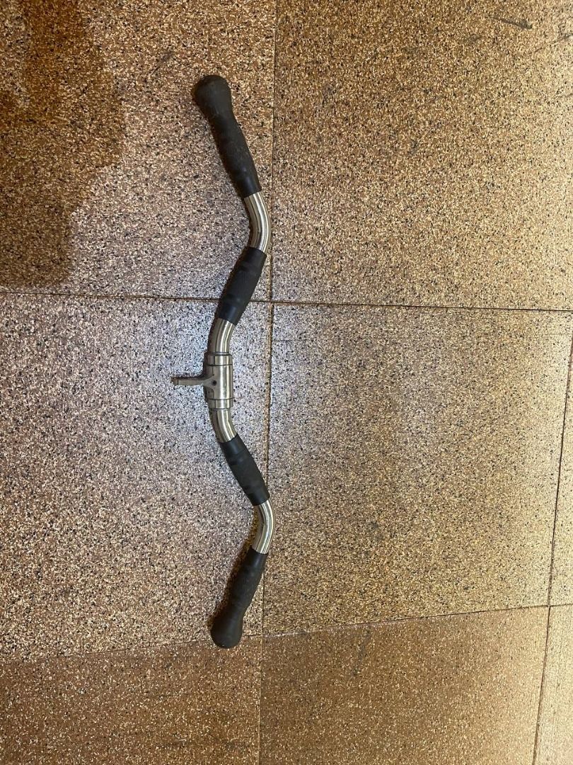 Cable attachment multi-grip for arms triceps biceps forearm rows ...