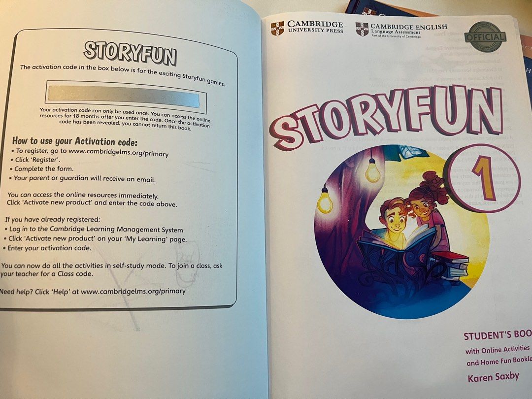Cambridge Story Fun and Home Fun Booklet for Starters, 興趣及遊戲, 書本 & 文具 ...