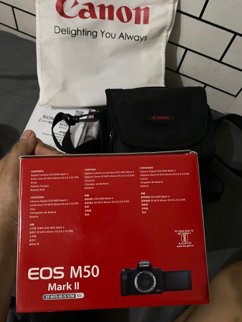 Canon EOS M50 Mark II, Photography, Cameras on Carousell