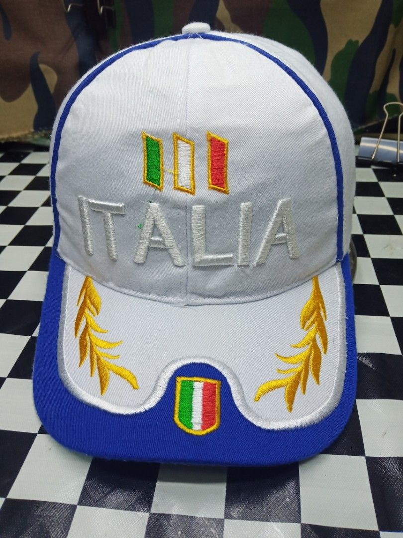 cap italia bunga padi, Men's Fashion, Watches & Accessories, Cap & Hats ...