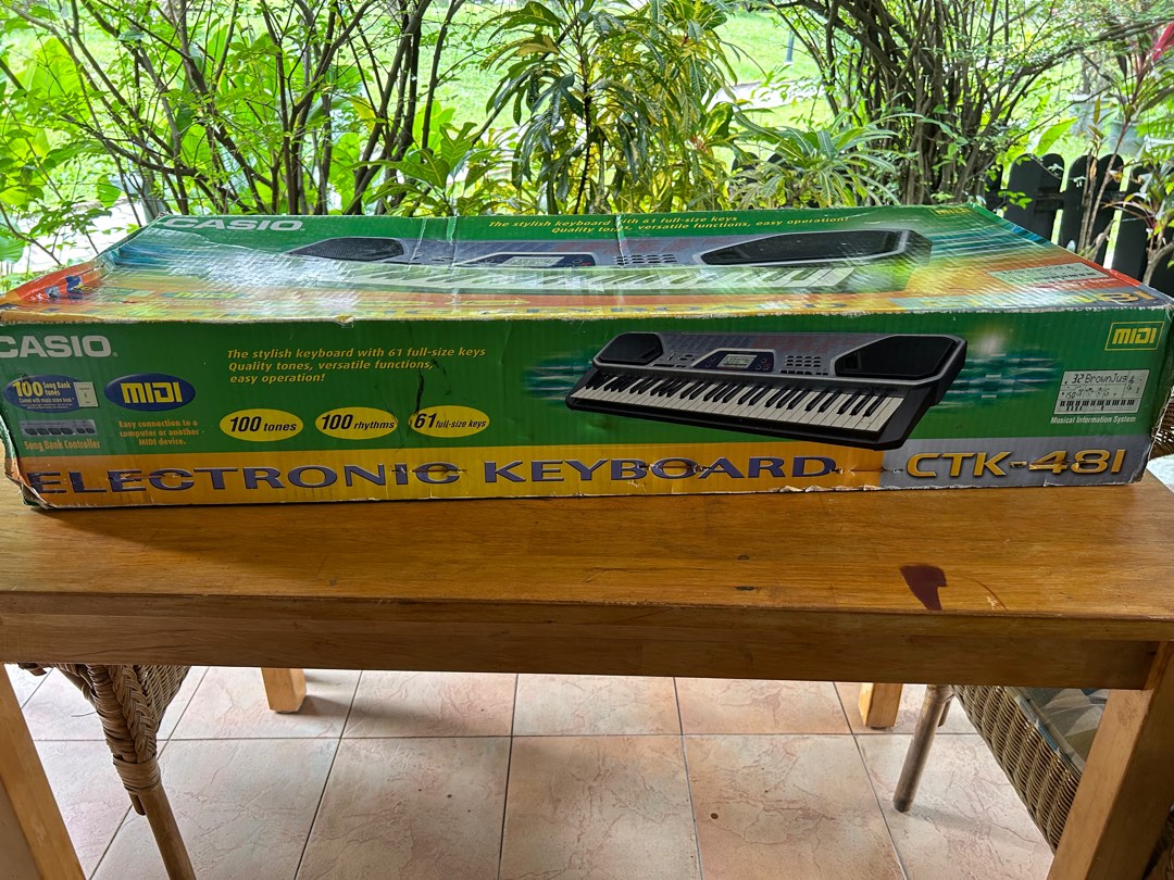 Casio key board and stand, Hobbies & Toys, Music & Media, Musical ...