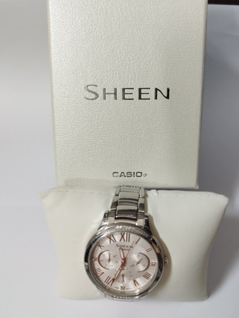Casio sheen watch, Women's Fashion, Watches & Accessories, Watches on ...