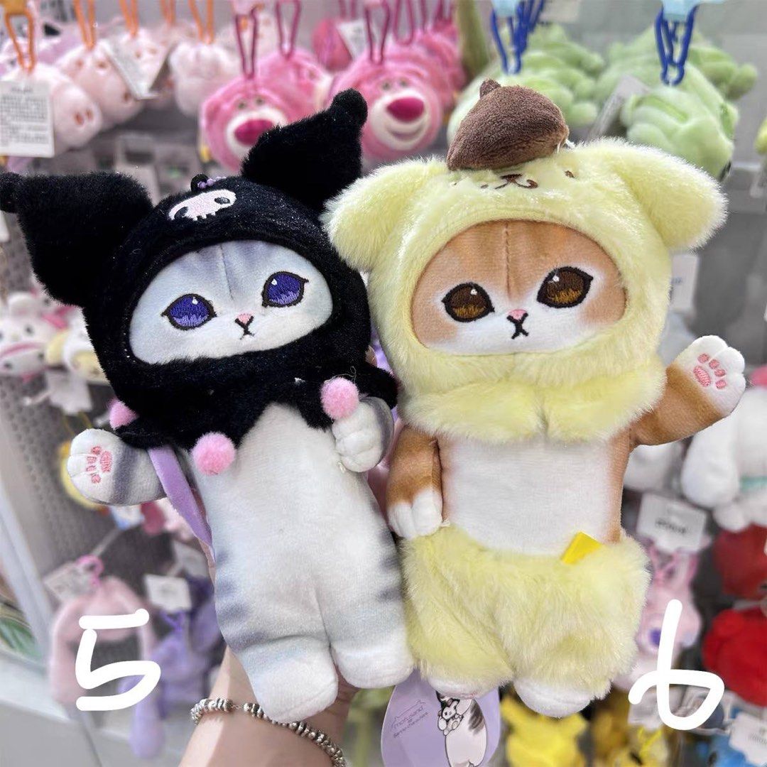 Cat mofusand miniso soft toy keychain plushie kuromi hello kitty Sanrio ...