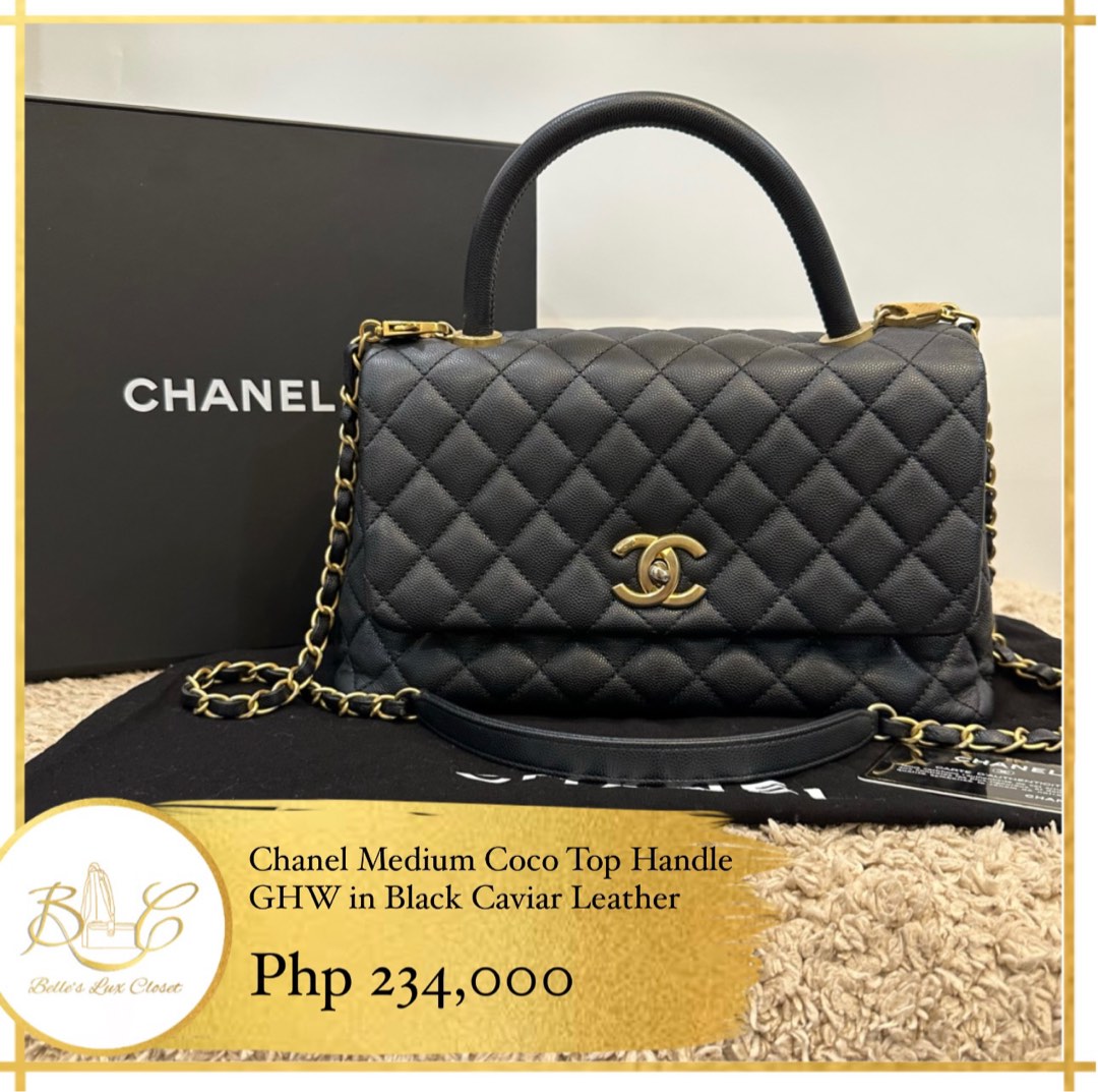 Chanel Medium Coco GHW Caviar, Luxury, Bags & Wallets on Carousell
