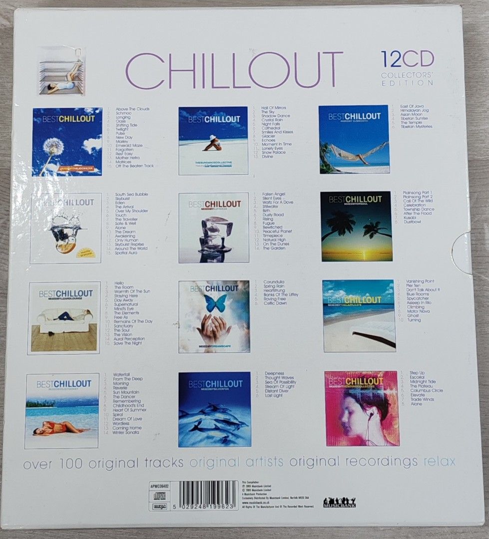 Chill Out Classic Relaxing Music 12 CD boxset, Hobbies & Toys, Music ...