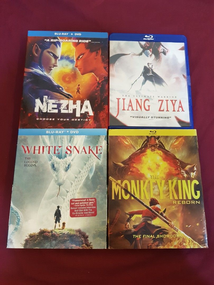Chinese Animation Set Martial Arts Original Blu-Ray White Snake, The ...