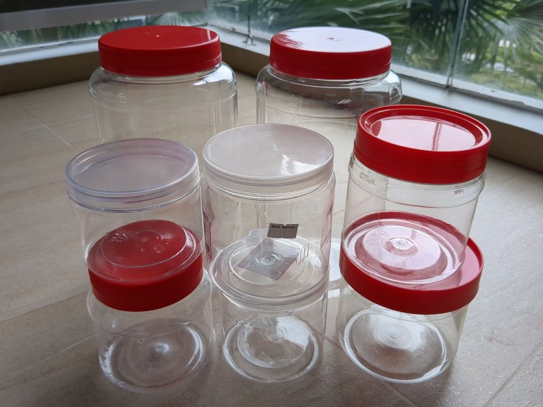 Clean Plastic Containers (Assorted Sizes), Furniture & Home Living ...