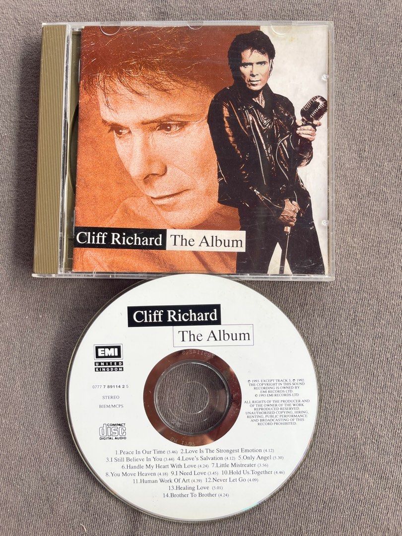 CLIFF RICHARD - THE ALBUM, Hobbies & Toys, Music & Media, CDs & DVDs on ...
