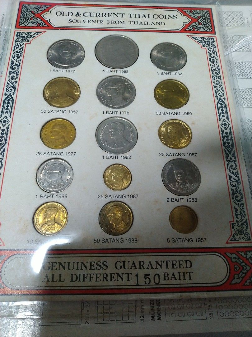 Coin Collection(Thailand set), Hobbies & Toys, Memorabilia ...