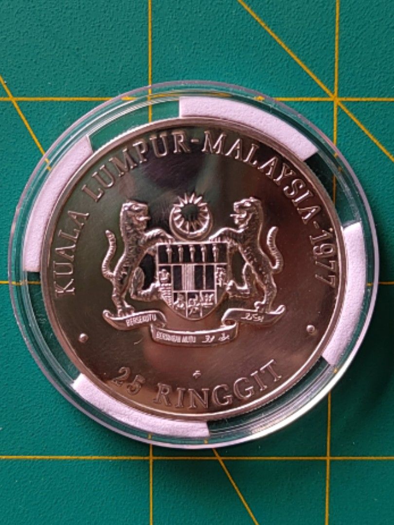 Coin silver lama malaysia rm25 tahun 1977, Hobbies & Toys, Collectibles ...
