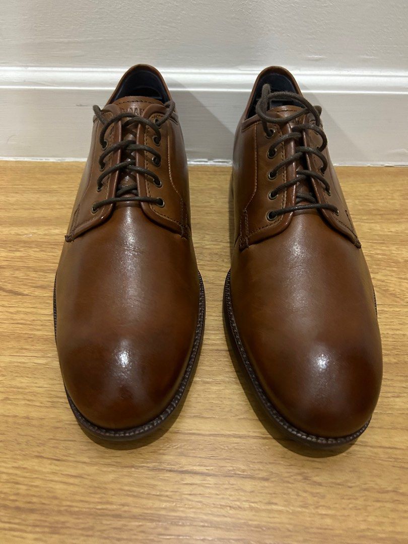 Cole Haan Grand Warner Postman Oxford British Tan, Men's Fashion ...