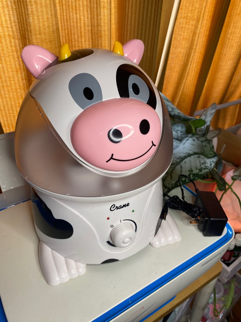 Crane 1 gallon Adorable Cow Cool - Mist Humidifier, TV & Home Appliances, Air Purifiers ...