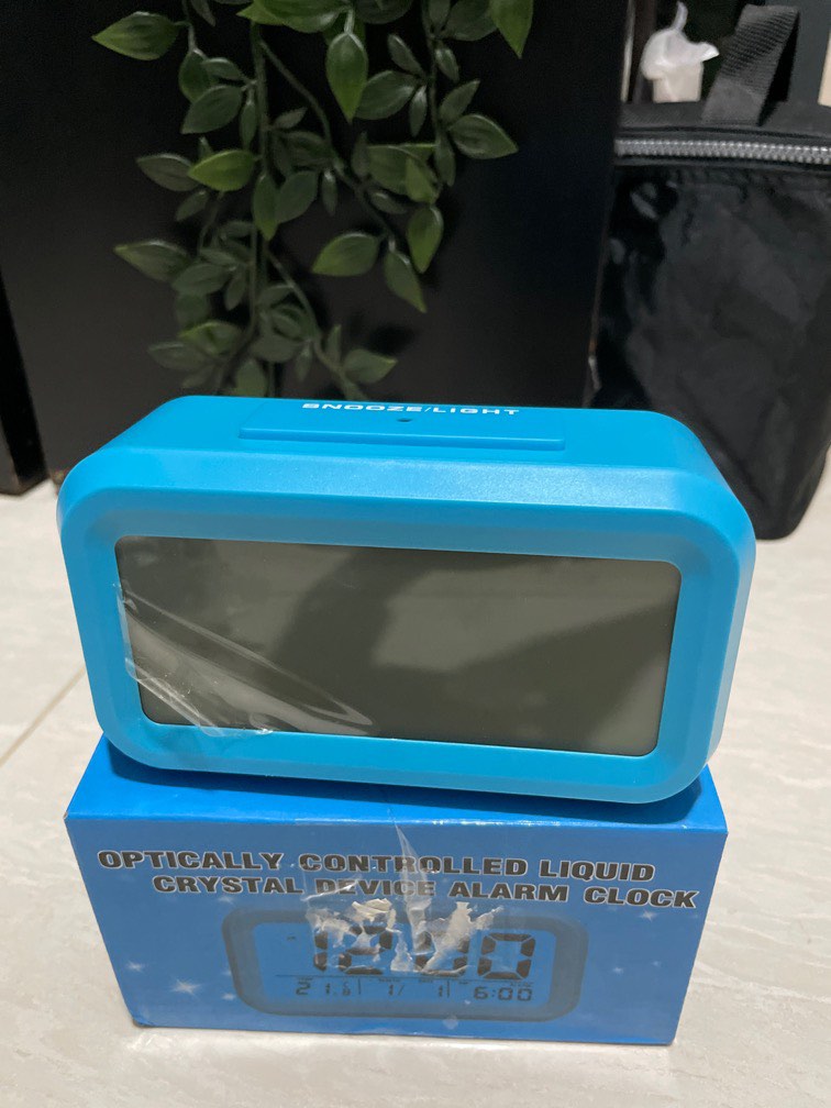 Crystal device alarm clock, Furniture & Home Living, Home Decor, Clocks on Carousell