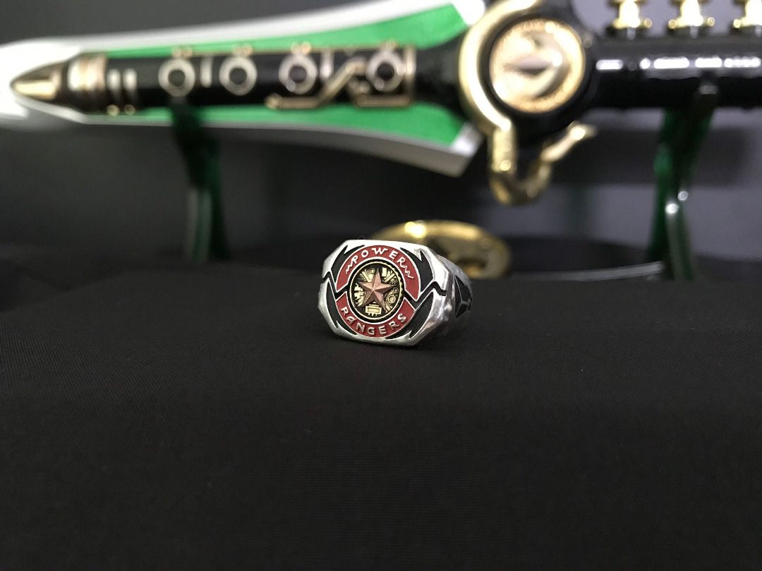 Customized MMPR Power Ranger's Ring's Tommy Oliver/Green Ranger, Luxury ...