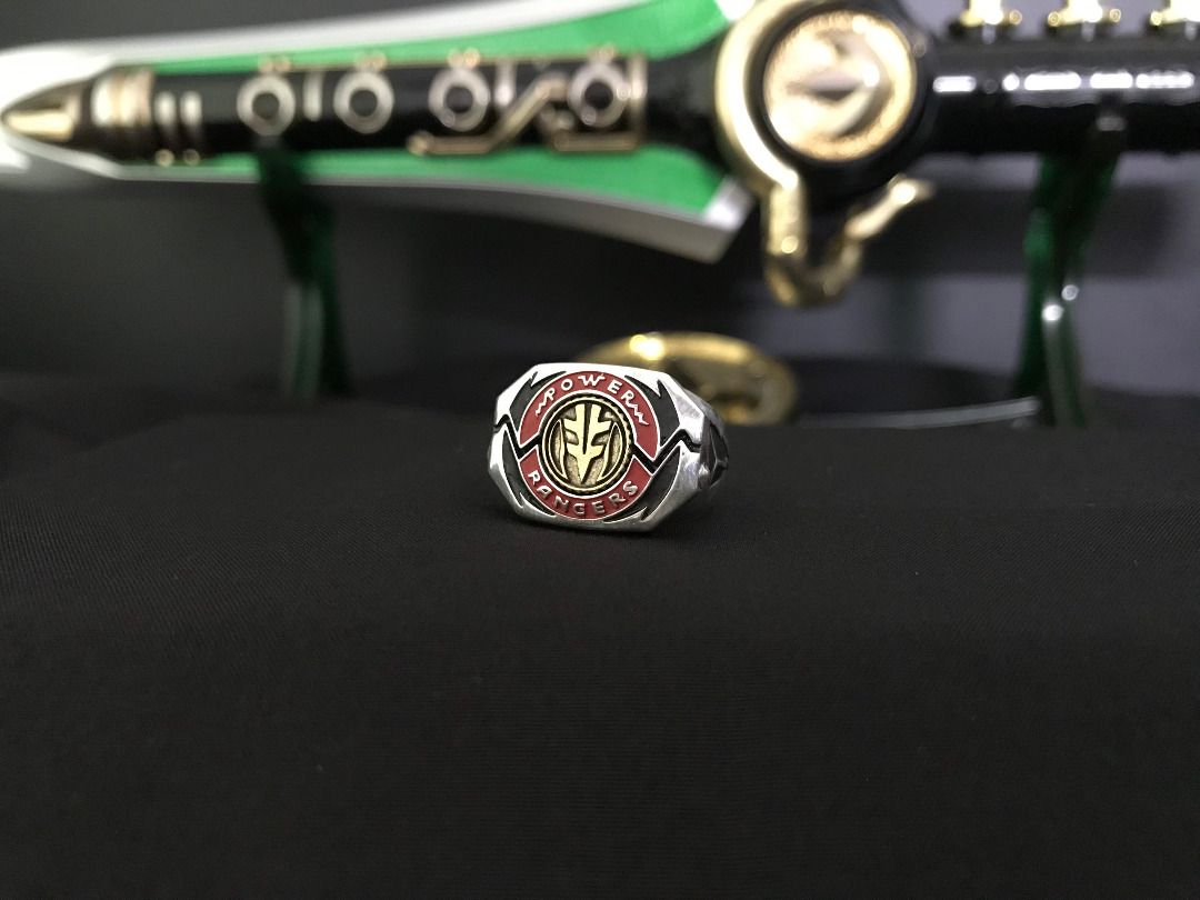 Customized MMPR Power Ranger's Ring's Tommy Oliver/Green Ranger, Luxury ...