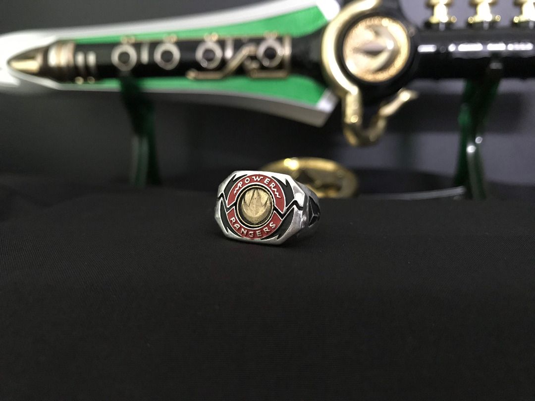 Customized MMPR Power Ranger's Ring's Tommy Oliver/Green Ranger, Luxury ...