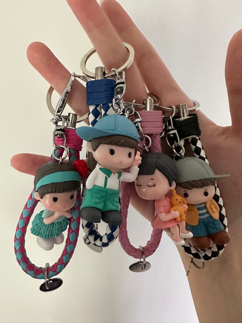 Cute Girl/Boy Keychains, Hobbies & Toys, Toys & Games on Carousell