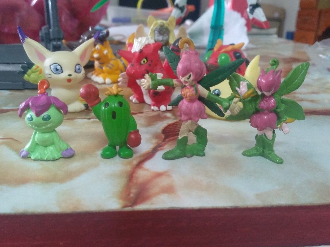 Digimon Bandai Palmon Togemon Lilymon, Hobbies & Toys, Collectibles ...