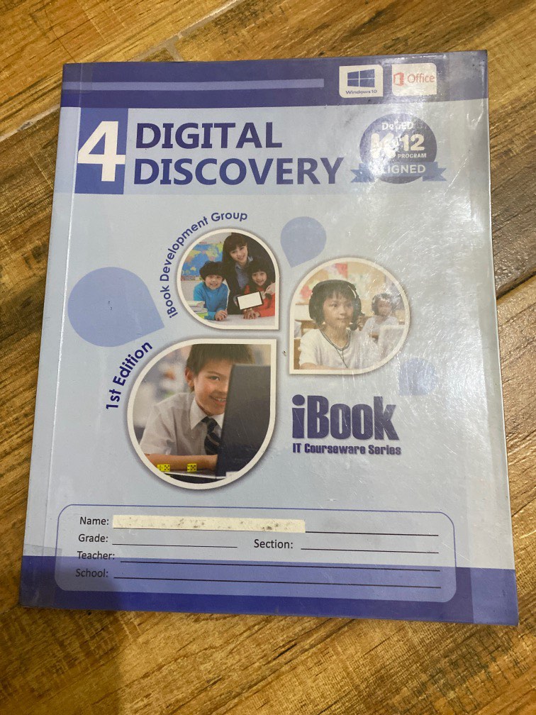 Digital Discovery iBook IT Courseware Series Grade 4 (2nd Hand - Used ...