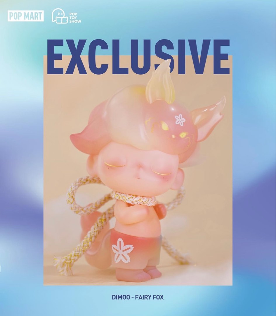 DIMOO FAIRY FOX - limited edition popmart, Hobbies & Toys, Toys & Games ...