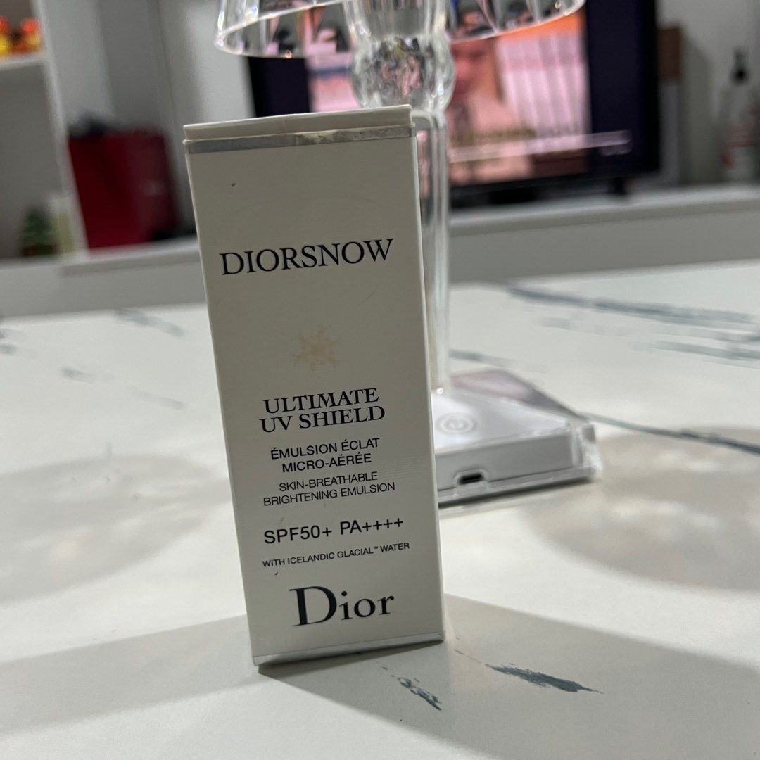 DIOR - DiorSnow Ultimate UV Shield SPF50+, Beauty & Personal Care, Face, Face Care on Carousell