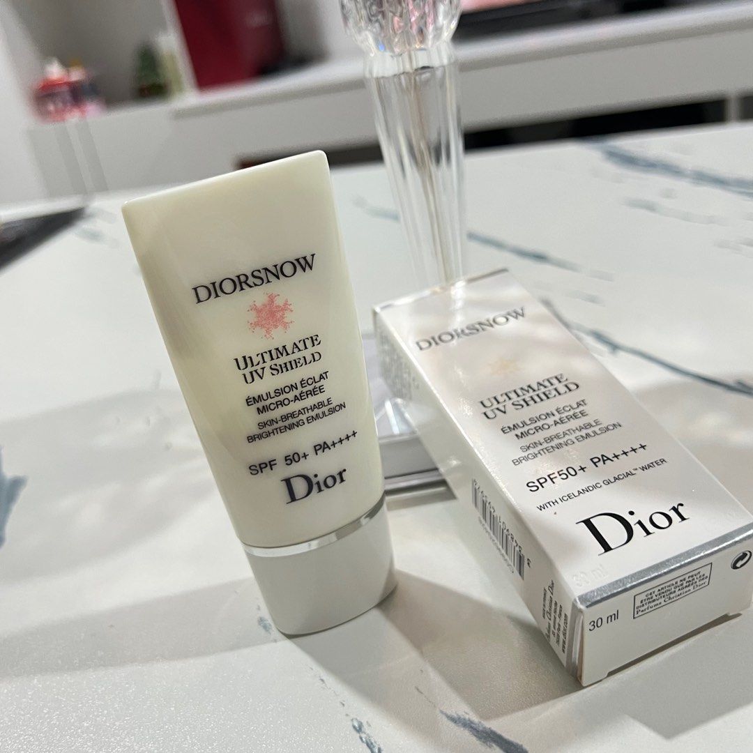DIOR - DiorSnow Ultimate UV Shield SPF50+, Beauty & Personal Care, Face, Face Care on Carousell
