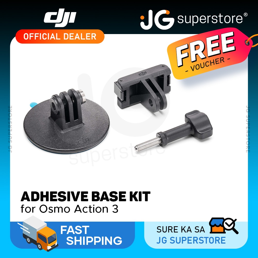 DJI Adhesive Base Kit with Quick-Release Adapter Mount, Flat Adhesive ...