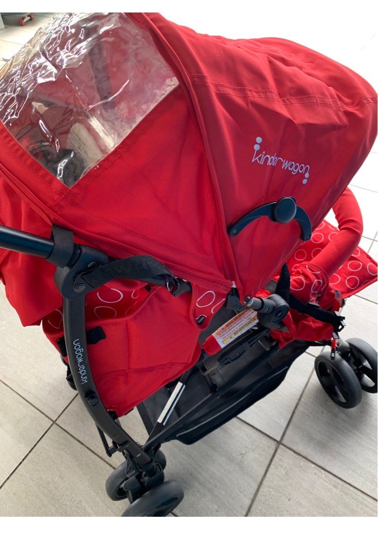 Kinderwagon Double Stroller /twins/ up and down , Babies & Kids, Going ...