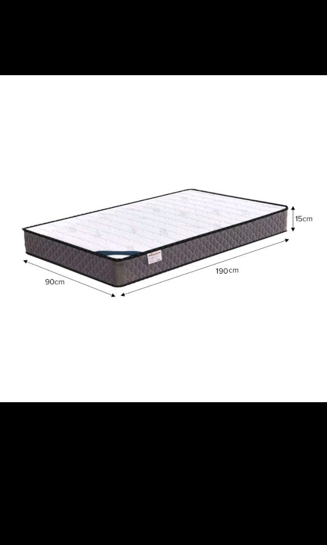 Dreamax Single size spring mattress, Furniture & Home Living, Furniture ...