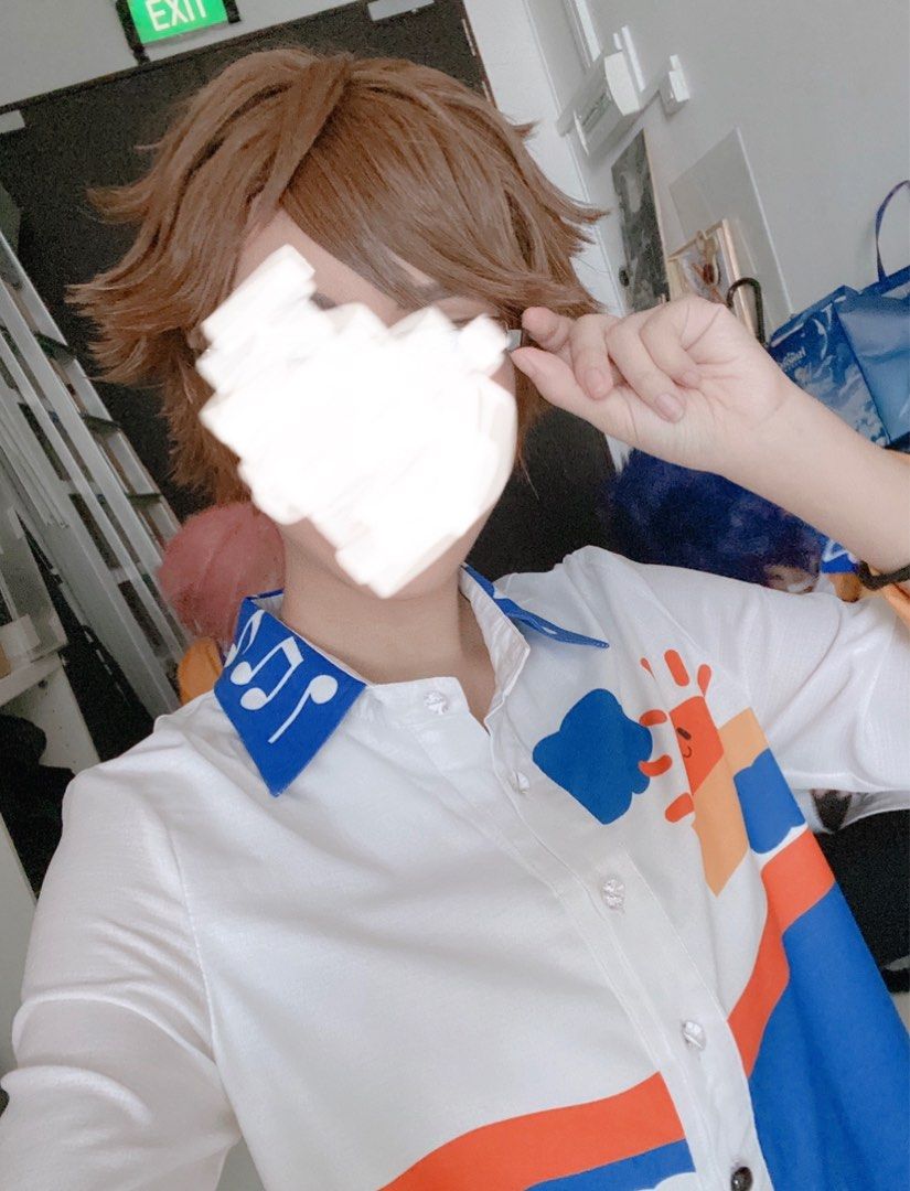 Ensemble Taisou Akiomi Cosplay + Akiomi Wig, Hobbies & Toys ...