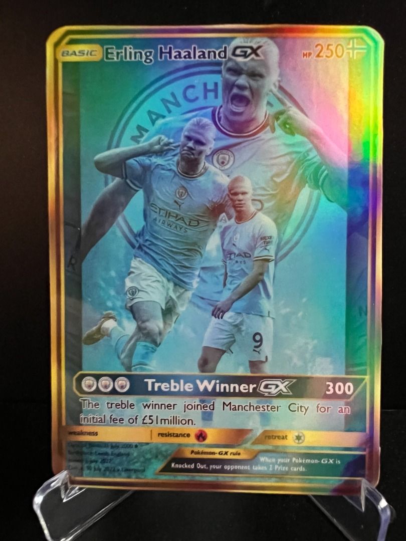 Erling Haaland GX Pokemon Card, Hobbies & Toys, Toys & Games on Carousell
