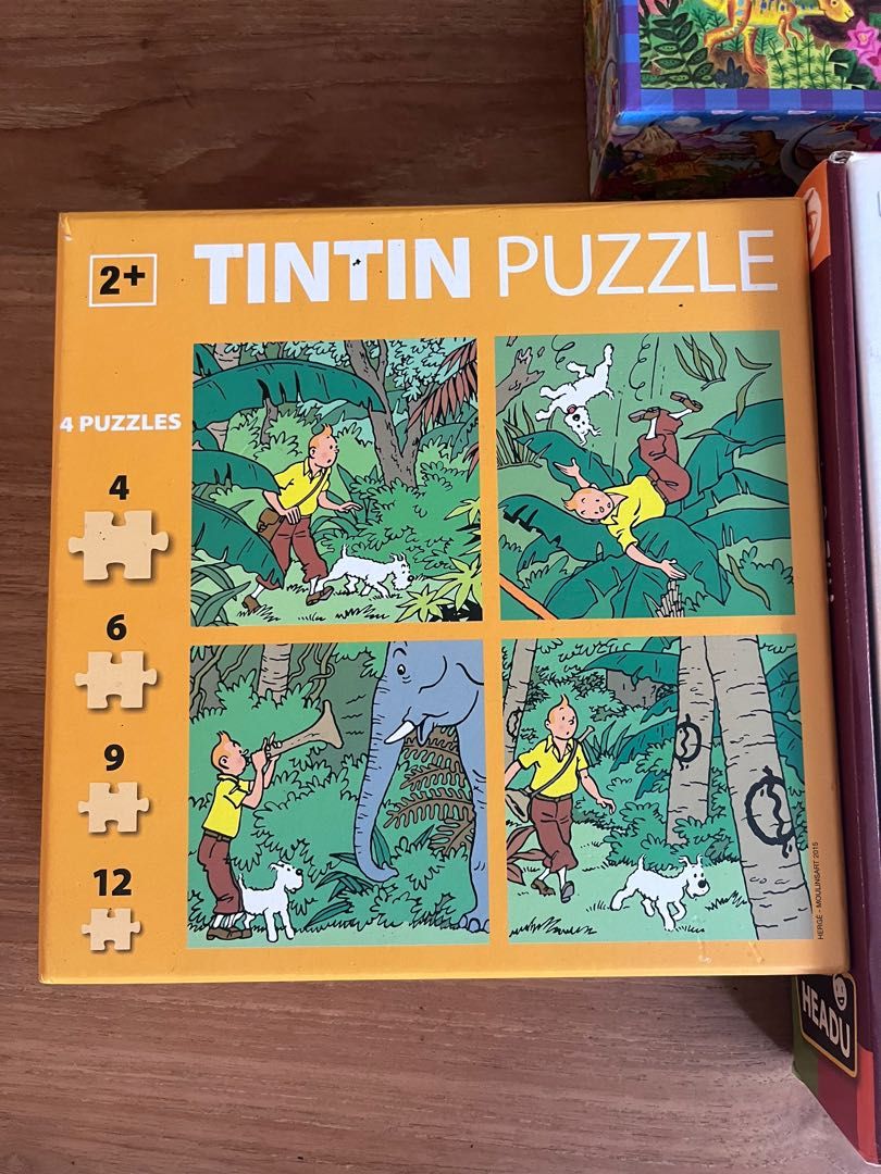 Tintin puzzle , Hobbies & Toys, Toys & Games on Carousell