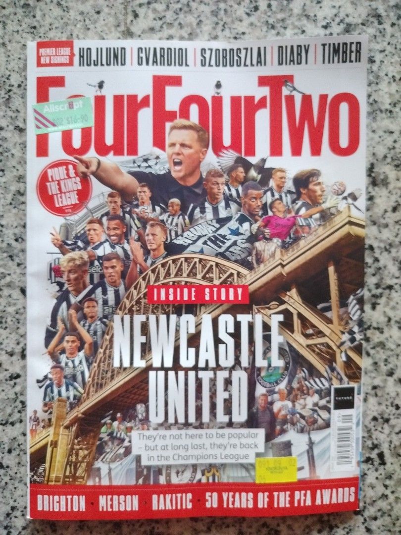 FourFourTwo Sep 23 issue Newcastle United Inside Story Special ...