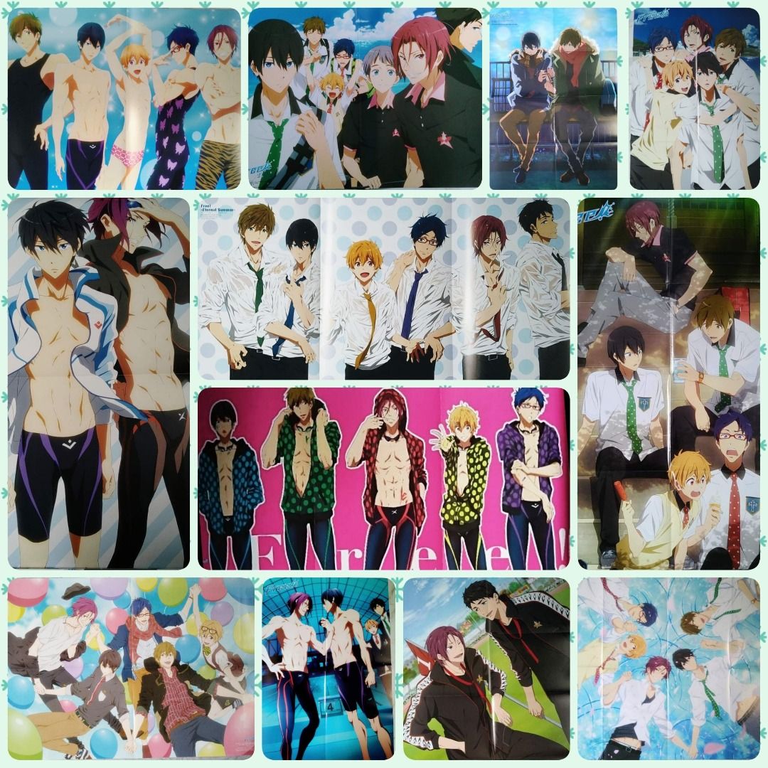 Free! Iwatobi & Samezuka/ Ace of Diamond Double Sided Poster - Haru ...