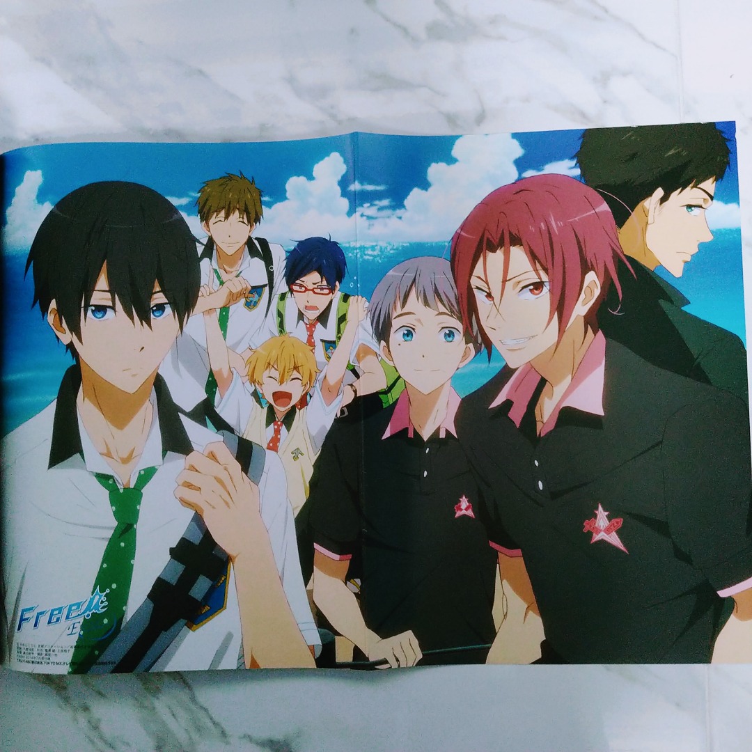Free! Iwatobi & Samezuka/ Ace of Diamond Double Sided Poster - Haru ...