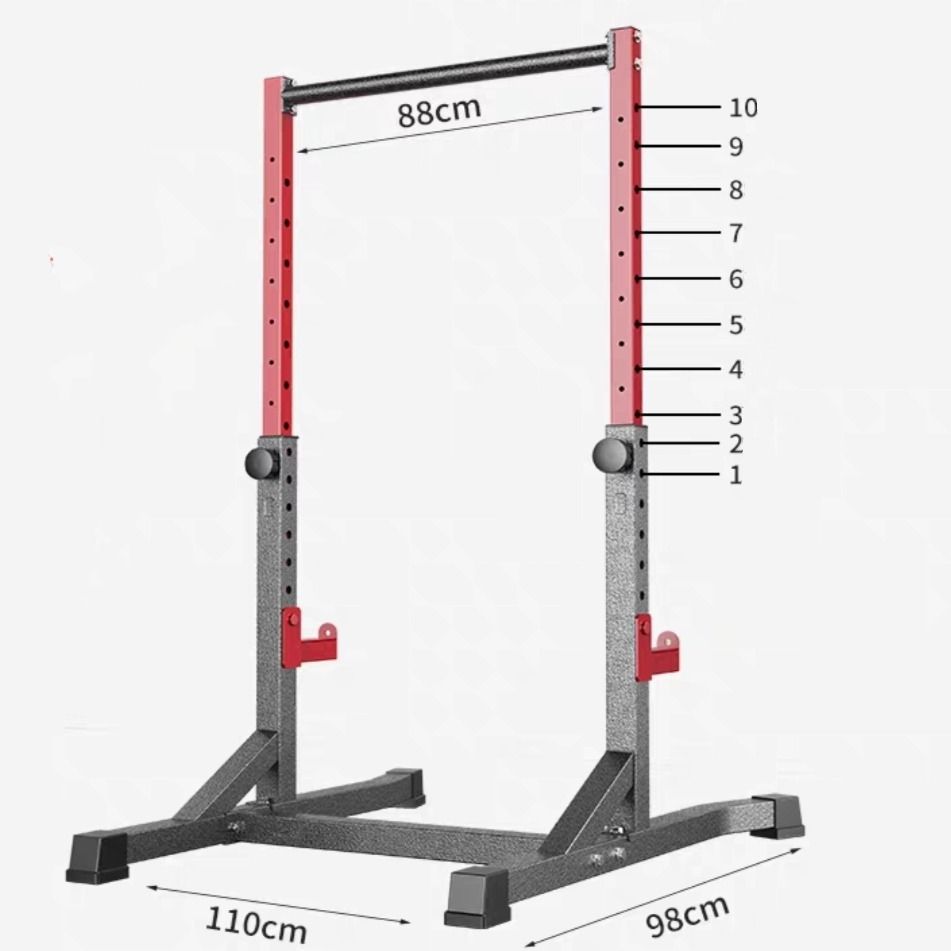 Free Standing Power Gym Rack Combination with Pull-up and Bench Press ...