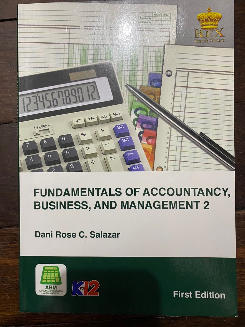 Fundamentals of Accountancy, Business, and Management 2 First Ed ...