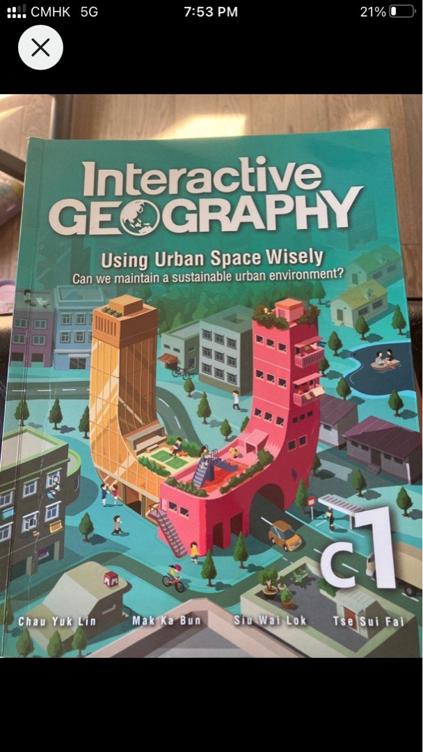Geography- using urban space wisely c1, 興趣及遊戲, 書本 & 文具, 教科書 - Carousell