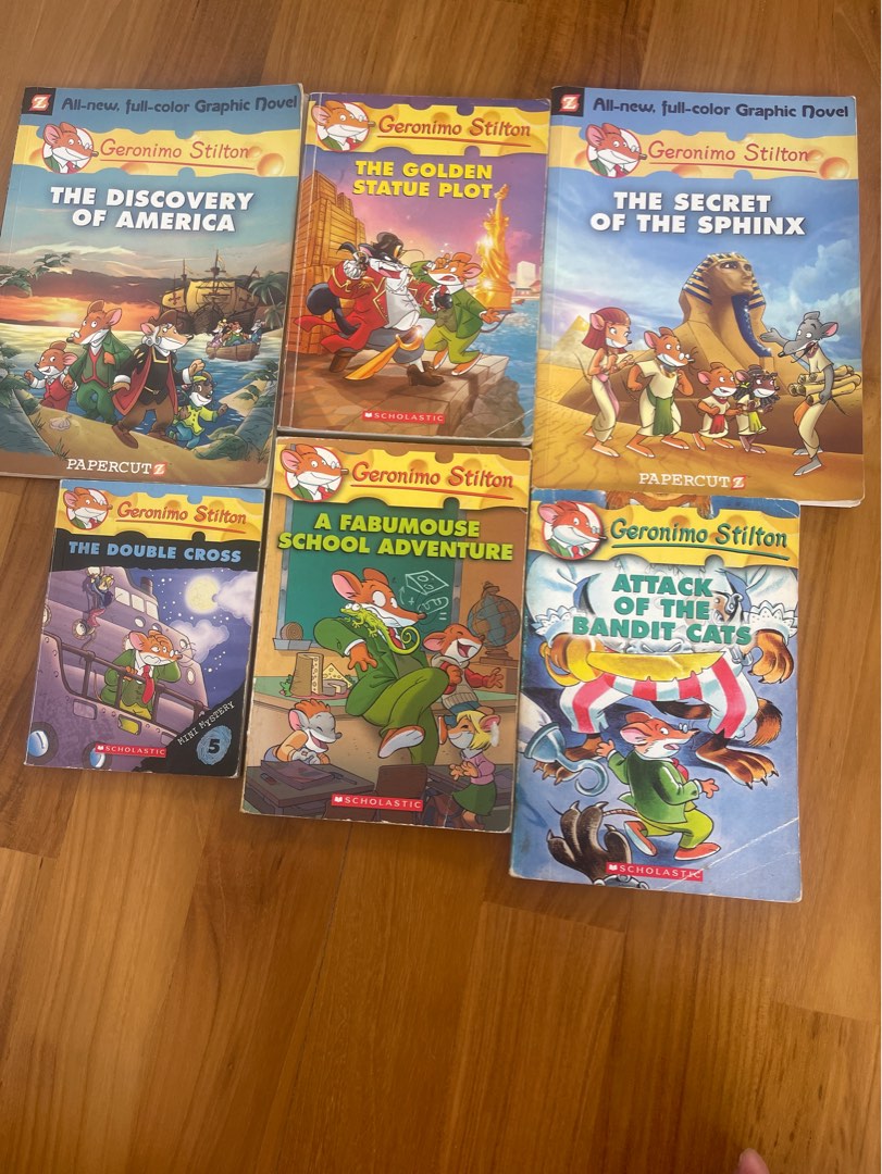 Geronimo Stilton Books a fabumouse school adventure attack of the ...
